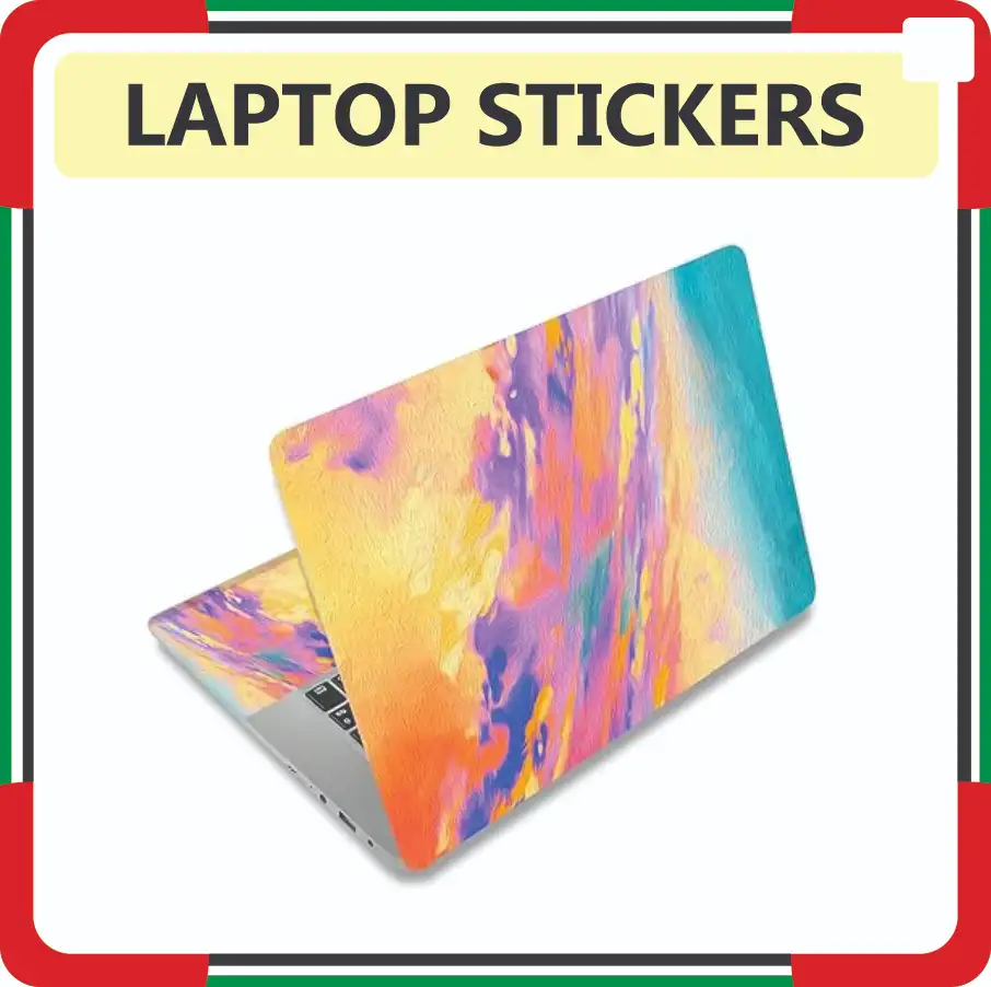 Laptop Stickers Printing Online in Dubai | ملصقات الكمبيوتر المحمول