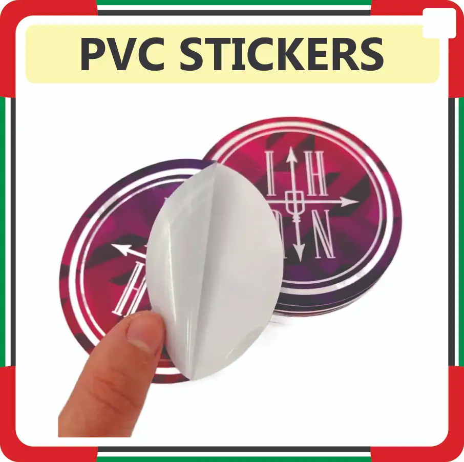 PVC Stickers Printing Online in Dubai | ملصقات بلاستيكية مقاومة للماء