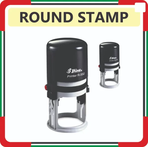 Round Rubber Stamp Maker Online in Dubai | Self Ink Stamp