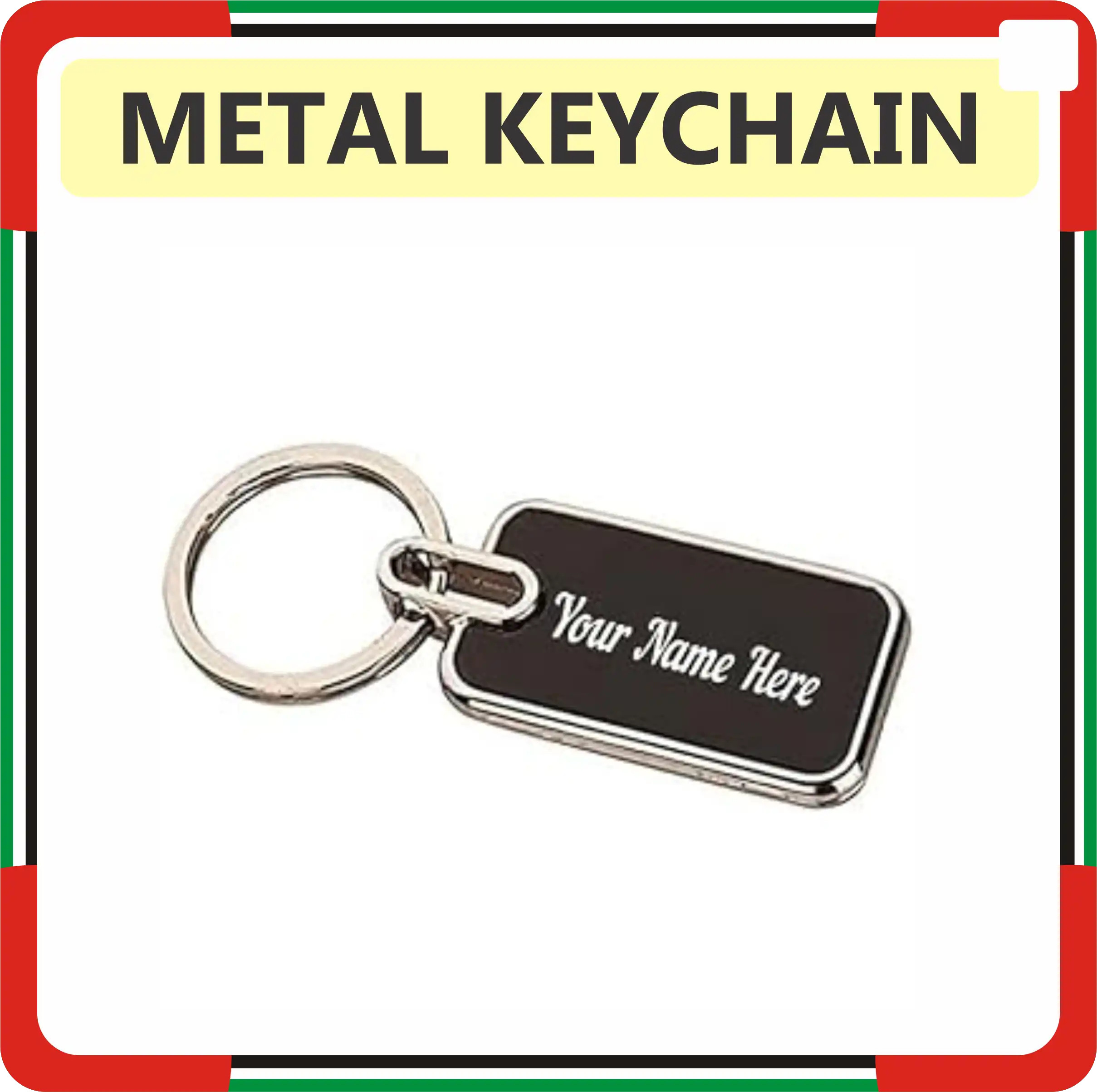 Metal Keychain Printing Shop Online in Dubai | Metal Key Ring Near Me